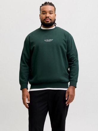 Jack & Jones Plus Size Sweatshirt JJESOHO SWEAT CREW NECK NOOS PLS Baumwollmischung, regular fit