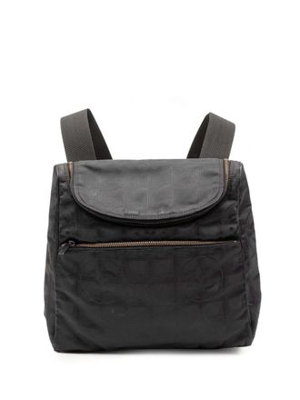Chanel sac &agrave; dos New Travel Line en nylon Convertible (2000-2002) - Noir