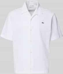 Lacoste Relaxed Fit Freizeithemd aus reiner Baumwolle