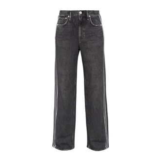 Rag & Bone Miramar Track Pant - Femme - Jeans - Noir - Taille: 40 FR