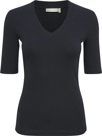 Inwear V-Ausschnitt T-Shirt - - Tops - Damen - Schwarzk - XS