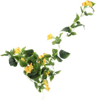 BESPORTBLE K&uuml;nstliche Blumengirlande als H&auml;ngende Lianen mit 3 Meter L&auml;nge Blumenranken zur Dekoration von B&uuml;hne Garten und Hochzeitsfeier im Freien