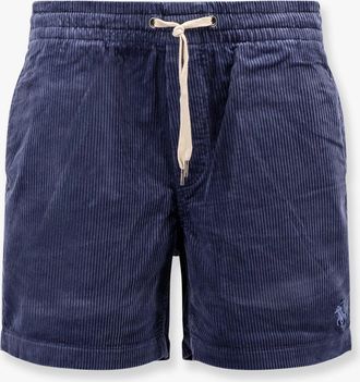 Ralph Lauren Corduroy bermuda shorts with logo embroidery - POLO RALPH LAUREN - gender_Man
