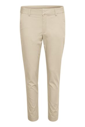 Kaffe Womens Trousers Cropped Length Slim Fit Mid Rise Regular Waist