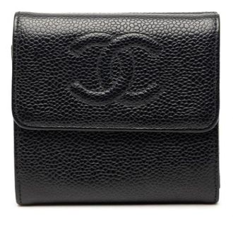 Chanel Pre-owned Vintage Wallet - - Pre-owned - Damen - Schwarzk - ONE SIZE