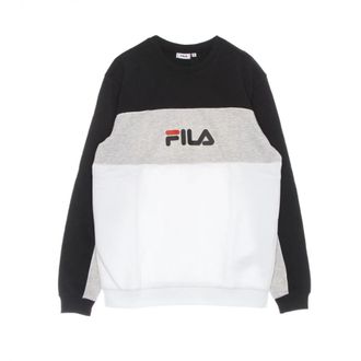 Fila Homme, Sweatshirts et sweats à capuche, Blanc, Taille: XL SweaT-shirt à couches déquipage léger Aqil a bloqué léquipage en sueur