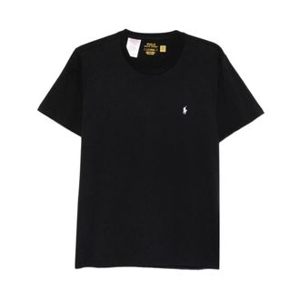 Polo Ralph Lauren Homme, Tops, Noir, Taille: L Maglietta girocollo mezza manica