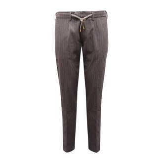 Eleventy Wollhose - - Trousers - Herren - Grau - W32