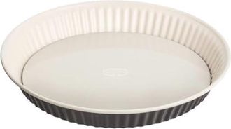 Dr. Oetker 4522 Moule &agrave; tarte, moule &agrave; quiche, email avec fond amovible, plat &agrave; tarte sans PFAS 28 cm de diam&egrave;tre