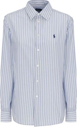 Ralph Lauren Femme, Blouses et Chemises, Bleu, Taille: 40 FR Chemise ray&eacute;e