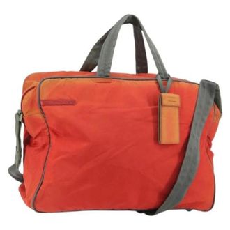 Prada Pre-owned Nylon Weekender-Tasche - - Pre-owned - Damen - Rot - ONE SIZE