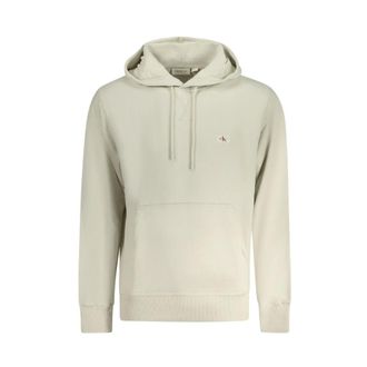 Calvin Klein Cotton Sweater - - Sweatshirts & Hoodies - Herren - Beige - M