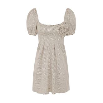 Elisabetta Franchi Kurzes Kleid mit Seitentaschen - - Dresses - Damen - Beige - M