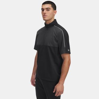 Under Armour Drive Wind Kurzarm-Oberteil f&uuml;r Herren Schwarz / Anthracite / Wei&szlig; XXL