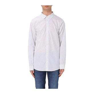 A|X Armani Exchange Klassisches Wei&szlig;es Button-Up Hemd - - Shirts - Herren - Wei&szlig; - L