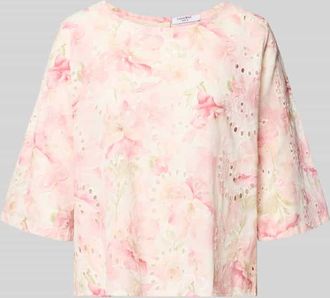 Zabaione Relaxed Fit Bluse mit Loch-Stickerei Modell Lola