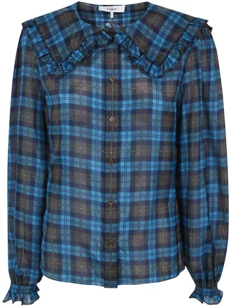 Chlo&eacute; Checked Shirt Cowboy Shirt