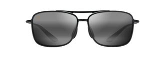 Maui Jim KAUPO GAP grey kaupo gap black glos Sunglasses Unisex Standard, Standard, Unica
