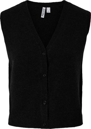 Pieces Pcsally Sl V-Neck Knit Vest Noos Bc
