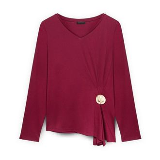 Fiorella Rubino Damen, Blusen & Hemden, Rot, XLGr&ouml;&szlig;e