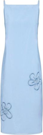 Iceberg Femme, Robes, Bleu, Taille: 36 FR Robe Fourreau en Mousseline