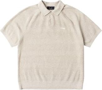 Dime Polo droit c&ocirc;tel&eacute; en coton