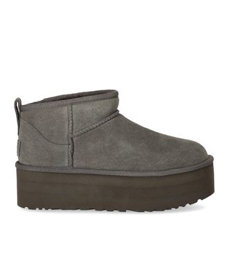 UGG BOTTE CLASSIC ULTRA MINI PLARFORM GRISE UGG
