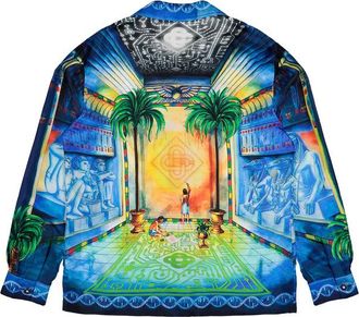 Casablanca Geome Shirt - Blue