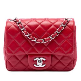 Chanel Pre-owned Classic Flap - Femme - Pre-owned - Rouge - Taille: ONE Size