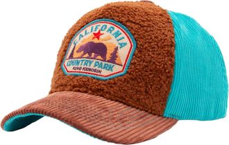 King Kerosin Herren Trucker Cap &middot; Kappe &middot; Mit Cord-Front &middot; Teddyfutter &middot; Winter &middot; Sherpa &middot; Snapback &middot; Outdoor &middot; Adventure &middot; Vintage &middot; Retro &middot; Patch &middot; Stickerei &middot; C