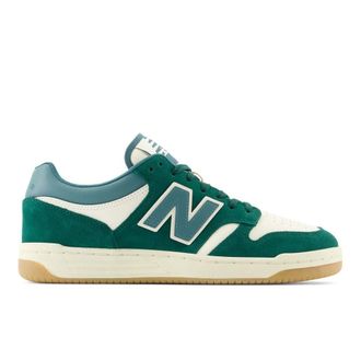 New Balance Klassische Leder-Sneakers - - Shoes - Herren - Gr&uuml;n - 44 EU