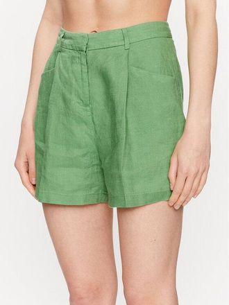 Benetton United Colors Of Benetton Stoffshorts 4AGHD900K Grün Regular Fit