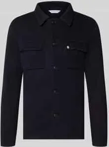 Manuel Ritz Regular Fit Overshirt mit Knopfleiste