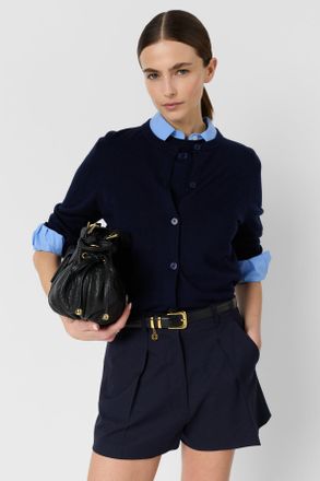 Gerard Darel Gilet en laine m&eacute;rinos - LYANE - Marine
