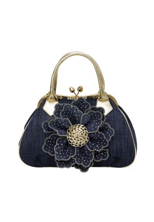 Usha Handtasche Handtasche Frauen Gold Denim