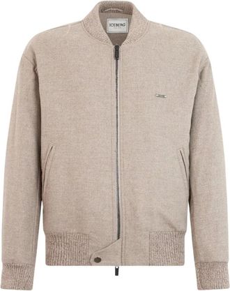 Iceberg Relaxed Fit Jacke - - Jackets - Herren - Beige - M