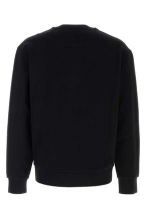Prada Mens Black Cotton Sweatshirt Nero Exterior: Nylon Felpe Sweater