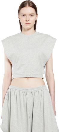 Alaia Fleece Jersey Top