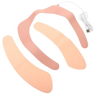 Garneck Beheiztes Toilettensitzkissen Weicher PU Flanell Bezug mit Konstanter Temperatur rutschfeste Befestigung Winter Toilettensitzw&auml;rmer f&uuml;r Badezimmer