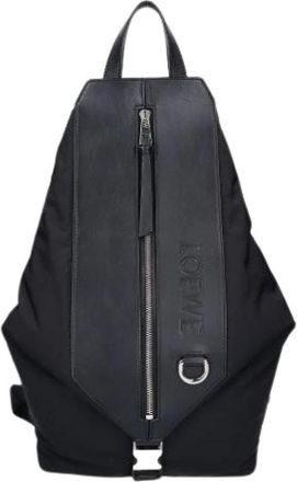 Loewe Sac &agrave; dos en nylon Pre-owned - Homme - Pre-owned - Noir - Taille: ONE Size