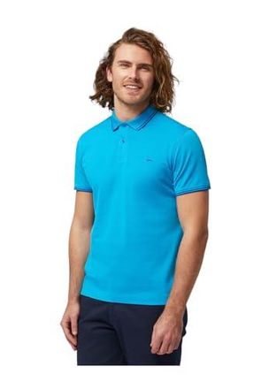 Harmont & Blaine POLO MANICHE CORTE UOMO AZZURRO