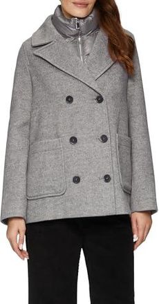 s.Oliver Caban en mélange de matériaux avec insert amovible, Gris mélangé, 48