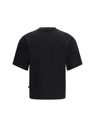 Alpha Industries Mens Desert T-Shirt With Print Black Cotton T-Shirts And Polos