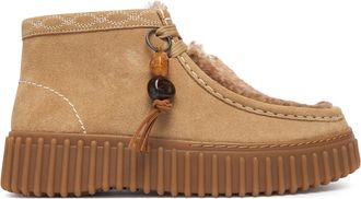 Clarks Schn&uuml;rschuhe Clarks Torhill Moss 26329429 Hellbeige