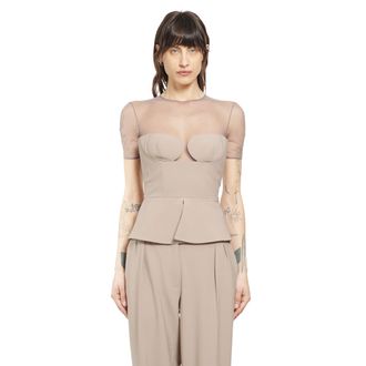 Nensi Dojaka Tailored Bustier Top