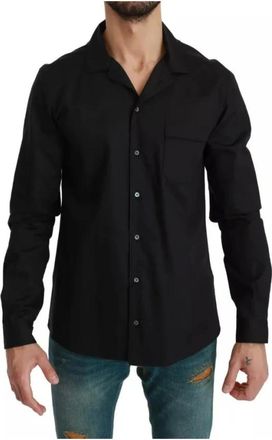 Dolce & Gabbana Homme, Chemises, Noir, Taille: L Chemise de nuit Lounge Night