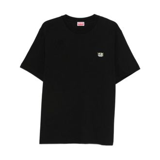 Kenzo Wild Tiger T-Shirt mit Stickerei - - Tops - Herren - Schwarzk - M