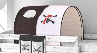 Ticaa Tunnel f&uuml;r Hoch- und Etagenbetten Baumwolle