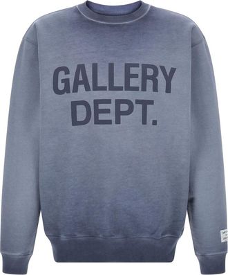 Gallery Dept. Homme, Sweatshirts et sweats &agrave; capuche, Bleu, Taille: XL Brushed Cotton SweaT-shirt