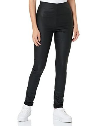 Vila Vila Legging Vicommit New Coated Rwsk Noos, Noir, S Femme
